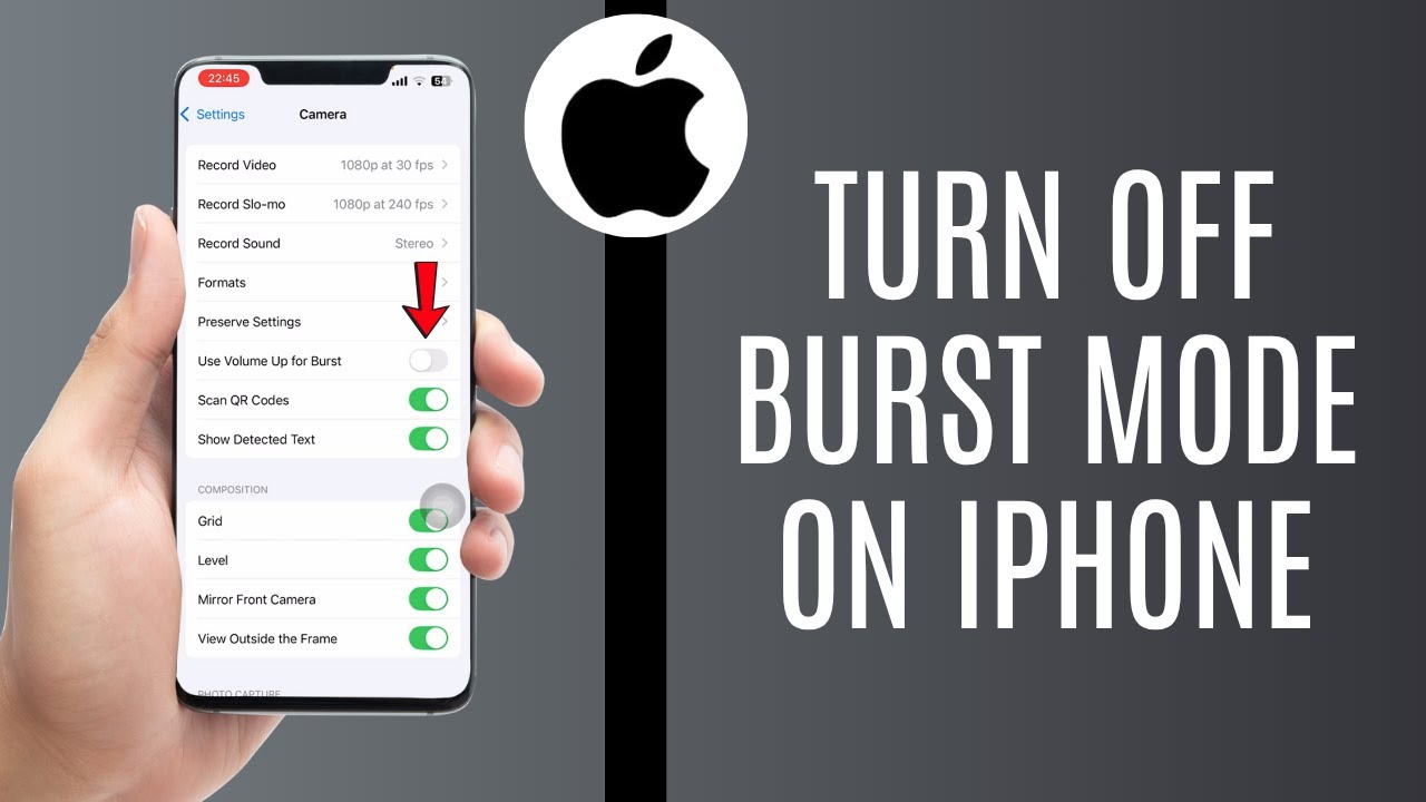 How To Turn Off Burst Mode On iPhone (2025) - YouTube
