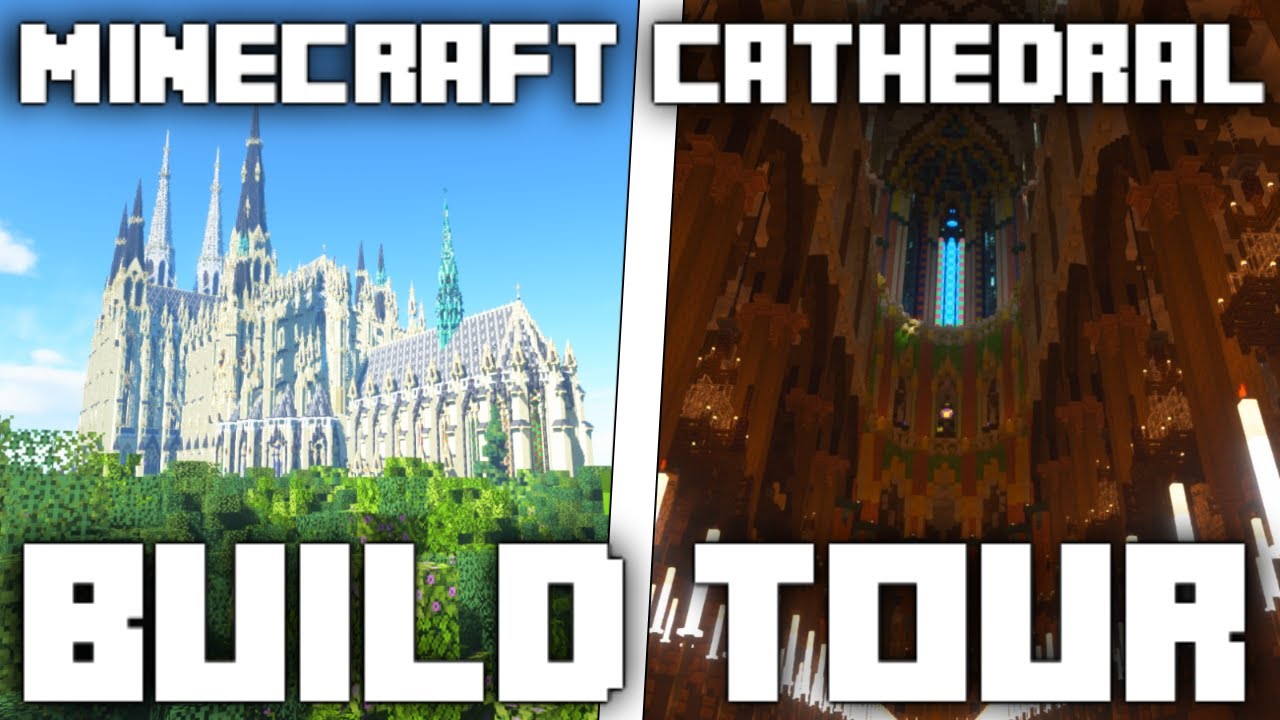 Minecraft: Gothic Cathedral - [build tour] - YouTube