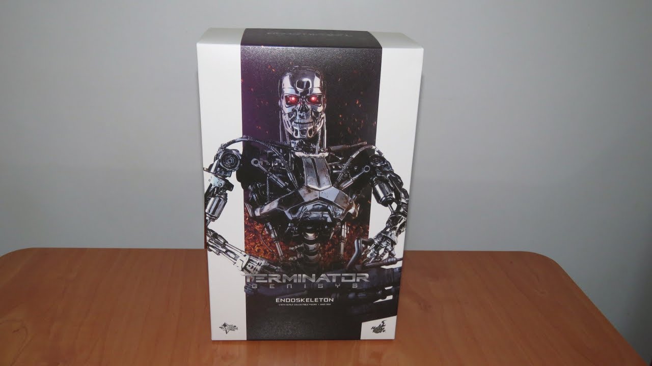 ENDOSKELETON – T800 TERMINATOR GENISYS 1/6 th Action Figure MMS-352 HOT TOYS - YouTube