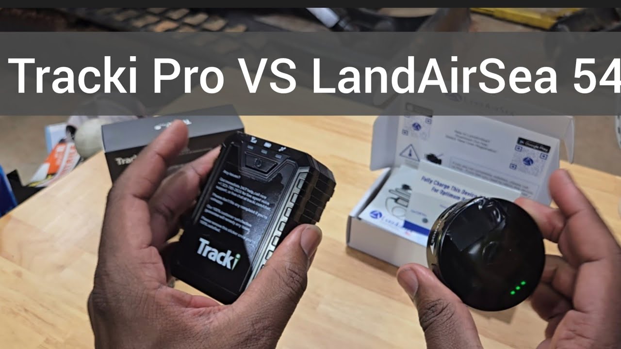 Tracki Pro vs LandAirSea 54 GPS Tracking Units - YouTube