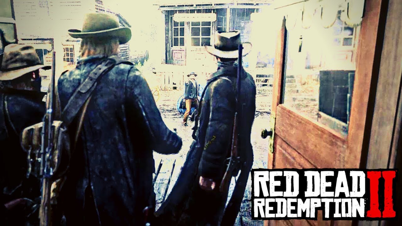 The Bank Robbery - Red Dead Redemption 2 - YouTube