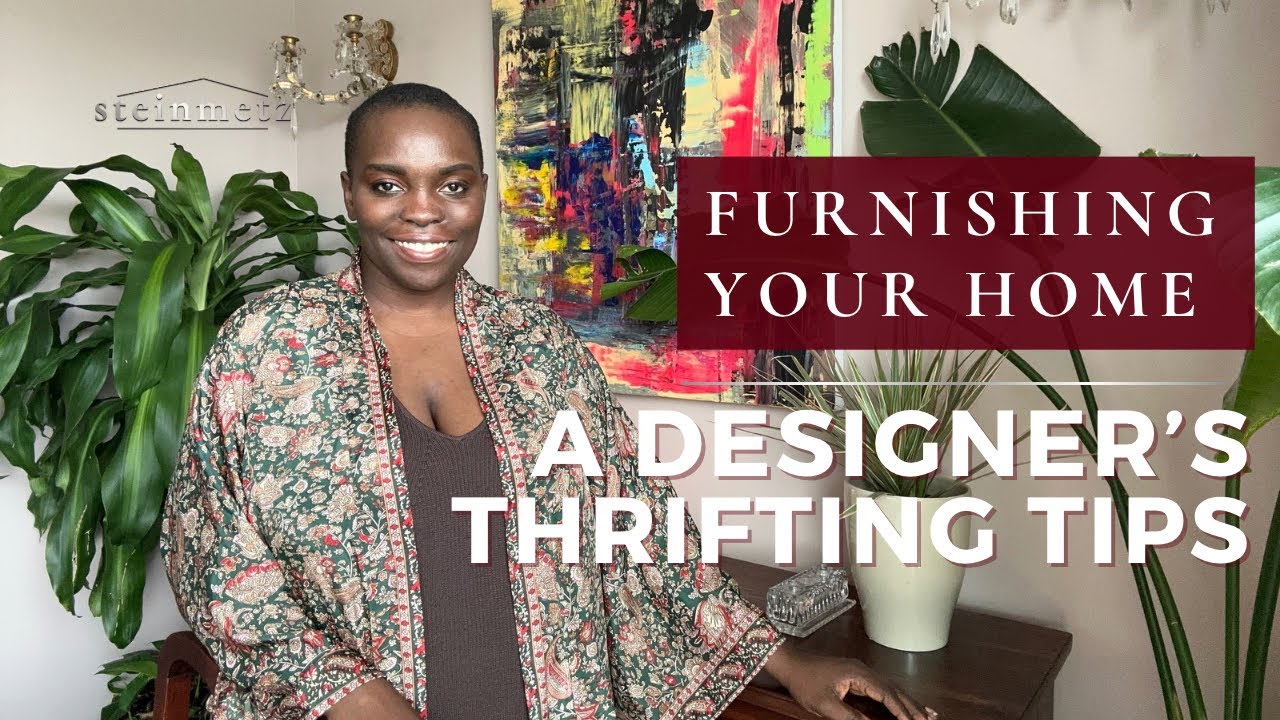 Thrifting for your home | Tips from a designer - YouTube
