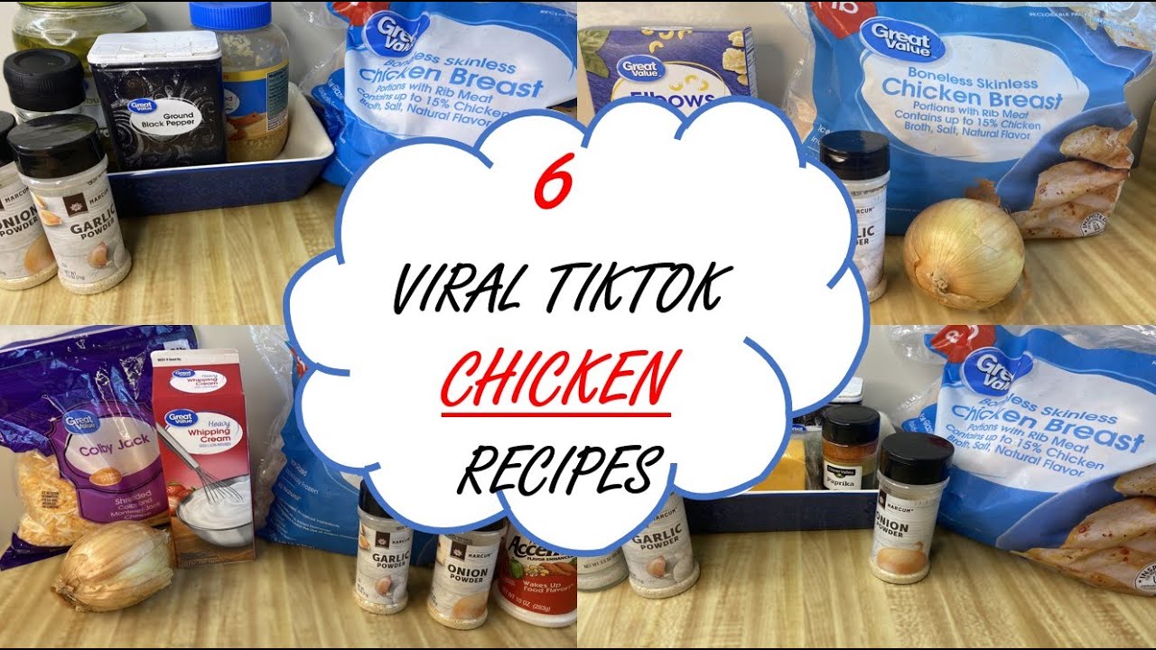6 VIRAL TIKTOK CHICKEN RECIPES - YouTube