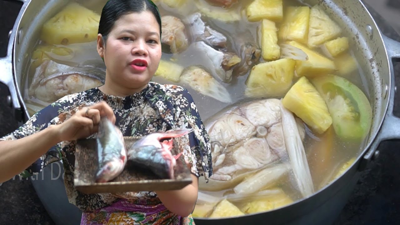Cooking fish soup and lotus root recipe - Simple cooking channel - YouTube