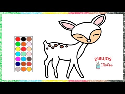 Cómo Dibujar Un Ciervo ️🪶🦌 How to Draw a Easy Deer - Dibujos Para Niños ...