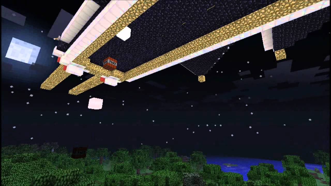 Minecraft: Redstone Creations- AirPlane Bomber - YouTube
