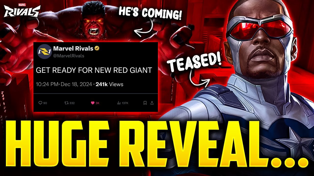 Marvel Rivals Just Revealed HUGE UPDATE... Red Hulk & Falcon ...