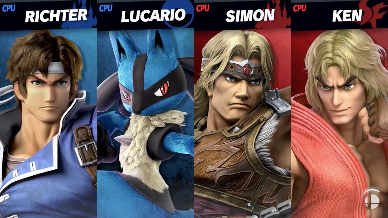 Super Smash Bros. Ultimate - Blue Fire vs Red Fire - YouTube