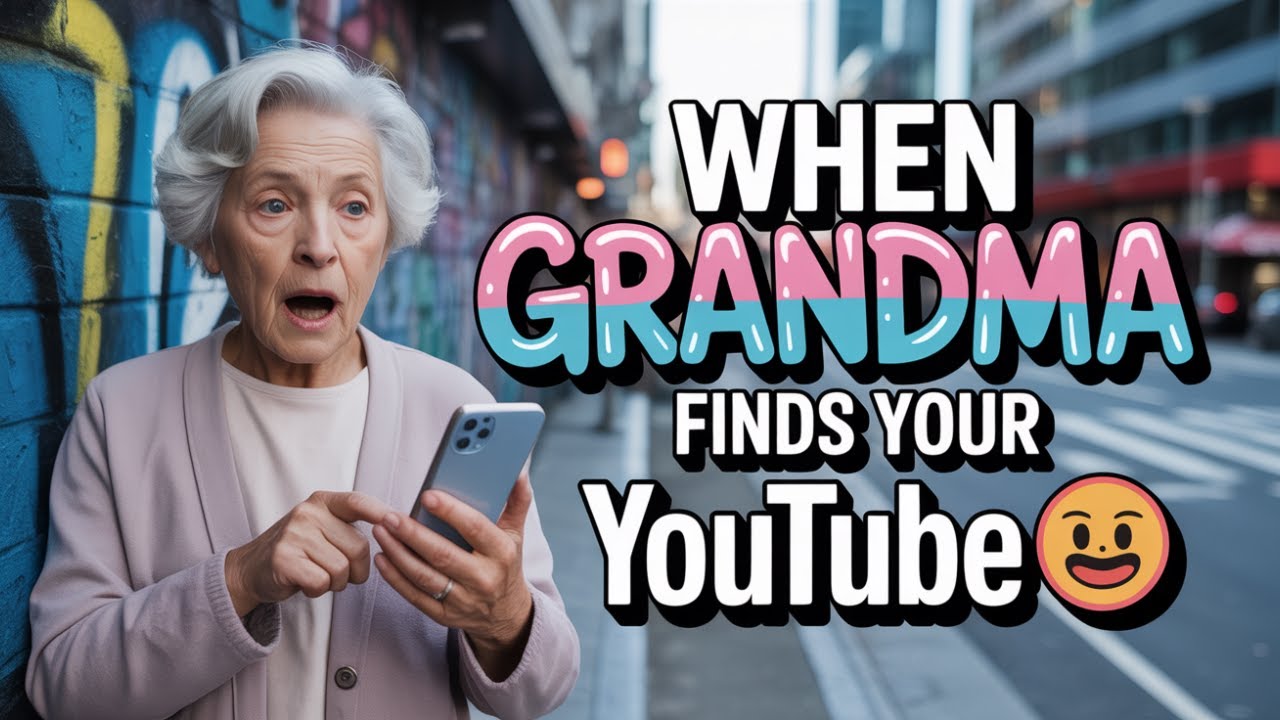 When Grandma finds your YouTube 😅👵📱 #funny - YouTube