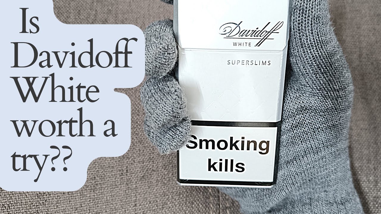 Davidoff White Super slims review - YouTube