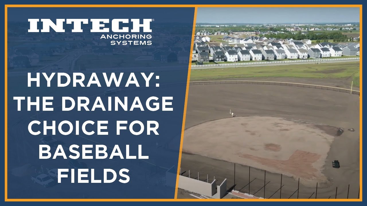 Hydraway is Perfect Drainage for Baseball Fields - YouTube