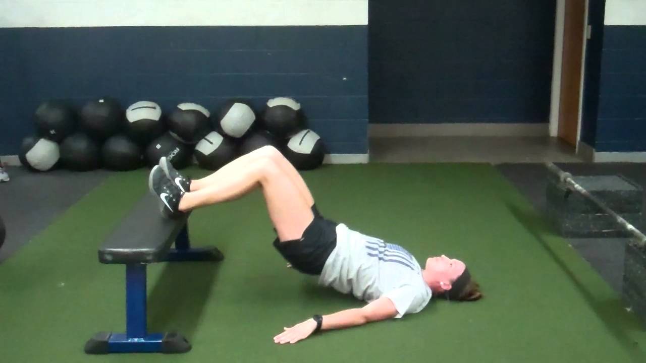 Glute Bridge Progression - YouTube
