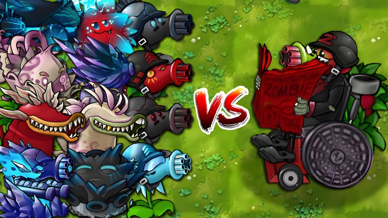 PVZ 1 Fusion 2.2 Challenge - All Ultimate Plant PvZ Epic Mod vs ...