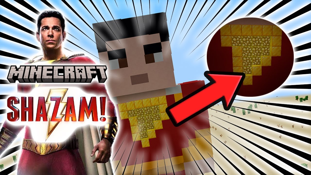 MINECRAFT COMO HACER A SHAZAM! #minecraft #shazam #dceu #tutorial - YouTube
