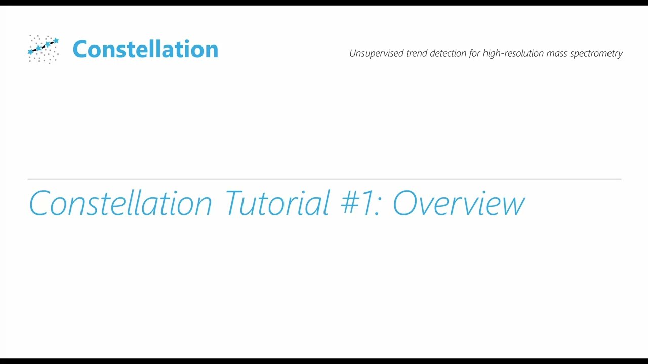 Constellation Tutorial #1: Overview - YouTube