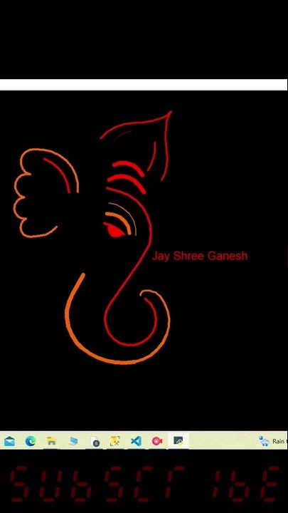Shri Ganesh ji🚩🙏 | Making of Shri Ganesh ji image using python💥🧡🔥💯 #ganesh #shorts #viral # ...