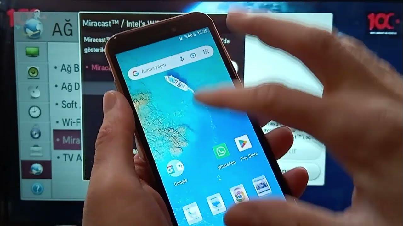 LG tv kablosuz ekran yansıtma Miracast İntel's WIDI 📲📺 - YouTube