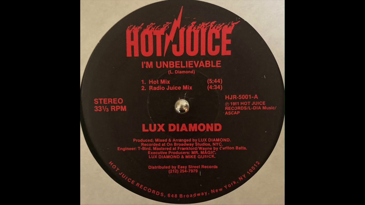 LUX DIAMOND / I'M UNBELIEVABLE - YouTube