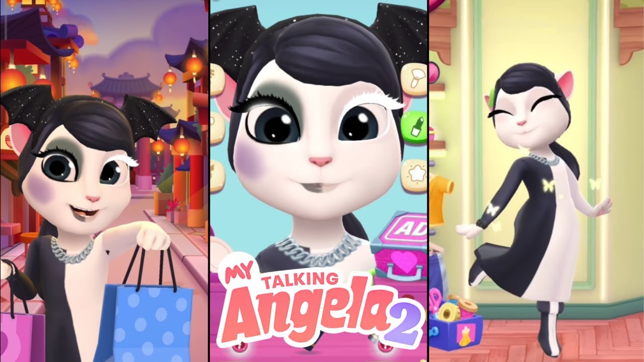 Angela fashion designe 18 | Levels 30 | My talking Angela 2 - YouTube