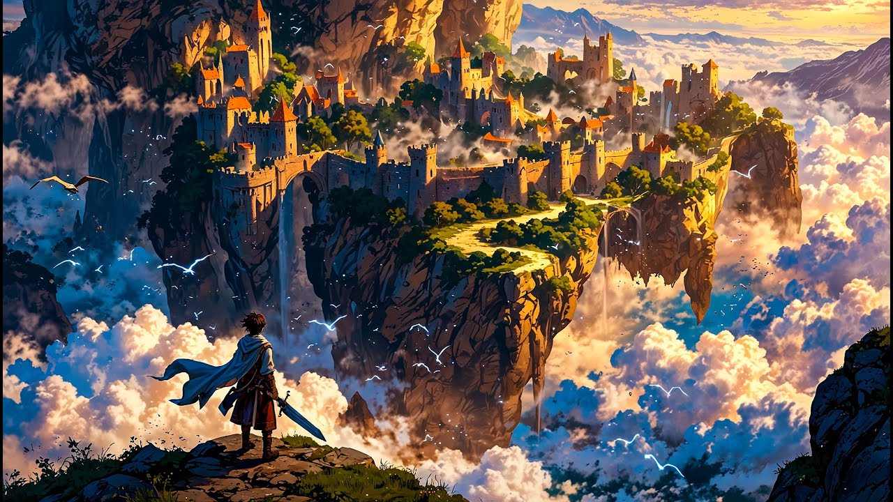 SKY KINGDOM DISCOVERY: CALMING ADVENTURE MELODY FOR RELAXATION 🌌🎶 - YouTube