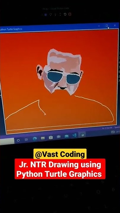 Jr Ntr Drawing Using Python Youtube