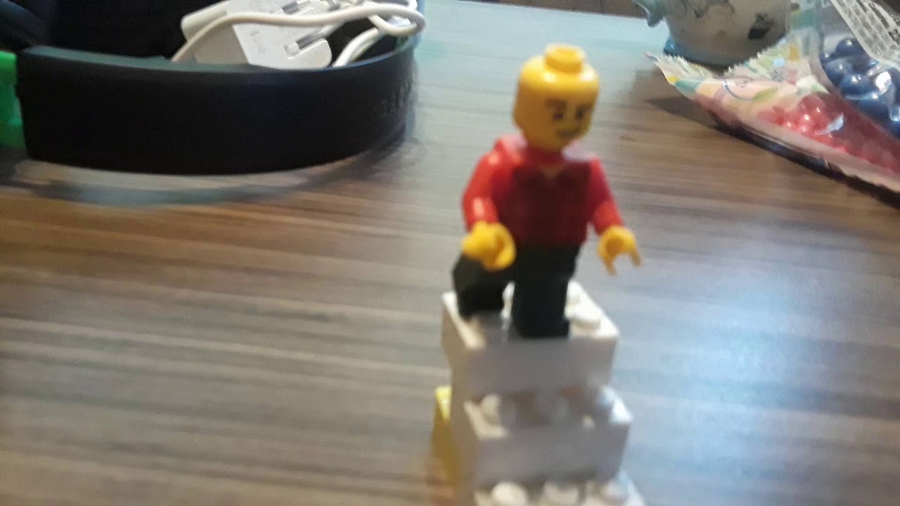 LEGO tower collapse - YouTube