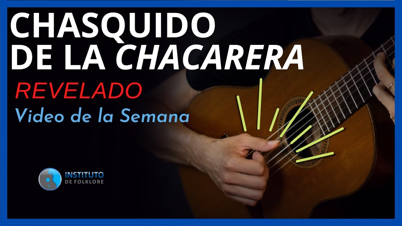 Con esto Podrás hacer el CHASQUIDO De CHACARERA dos formas Distintas ...