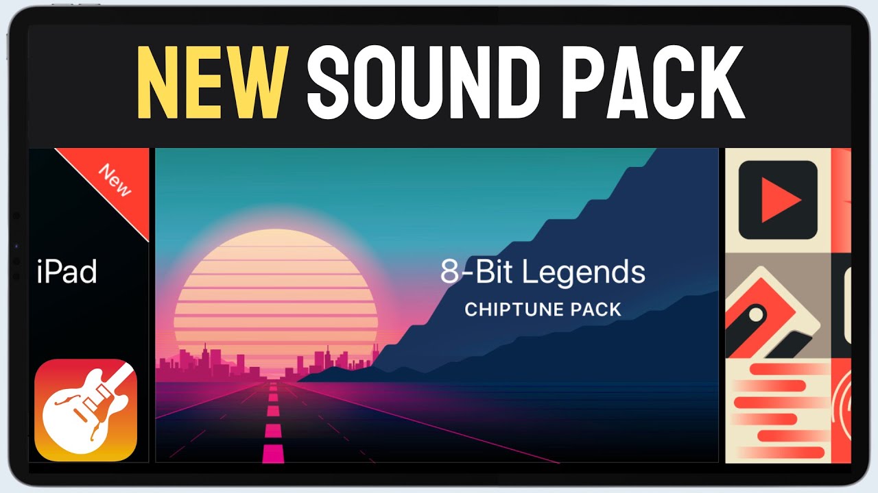 NEW GarageBand iOS Update | 8-Bit Legends Chiptune Sound Pack - YouTube