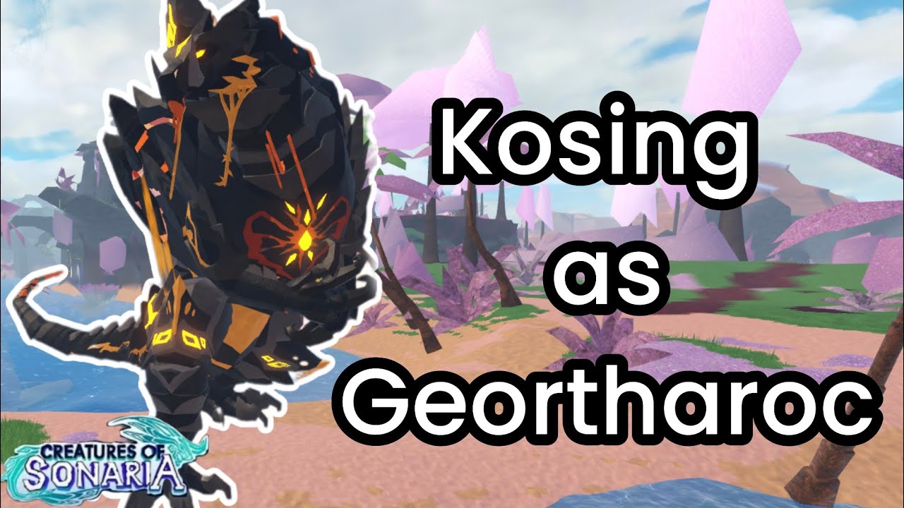 Kosing as Geortharoc! | Creatures of Sonaria | Roblox - YouTube