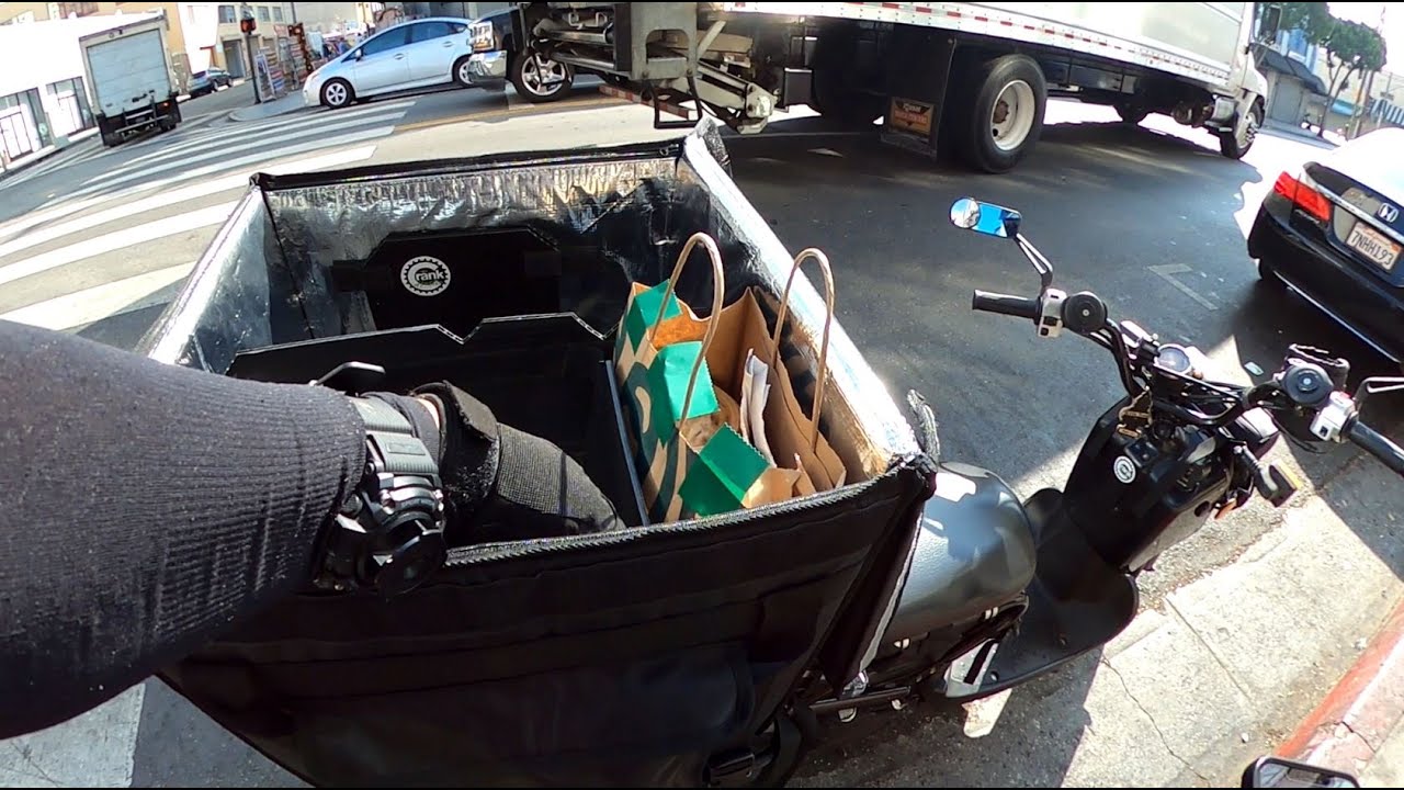 Brand New Food Delivery Backpack with V-KIT92 PRO Set-Up and Sticker ...