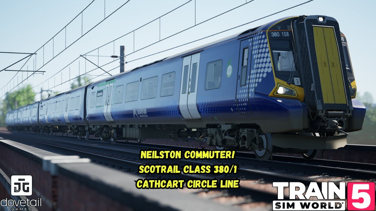 Neilston Commuter! | ScotRail Class 380/1 | Cathcart Circle Line | TSW5 ...