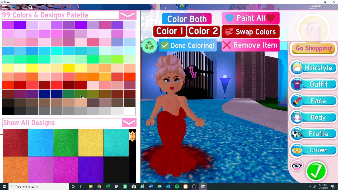 Recreating Disney Princess Outfits In Royale High! - YouTube