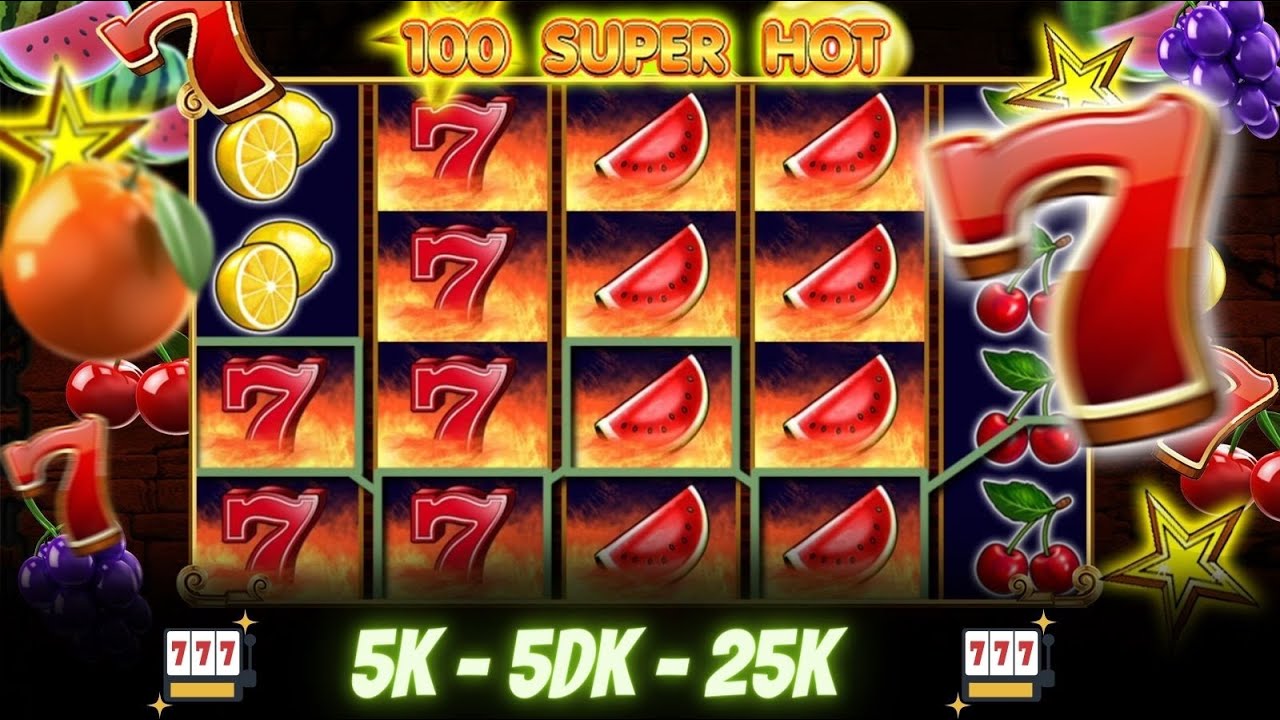 100 SUPER HOT EGT | 7️⃣7️⃣7️⃣ 5K - 5 DK'DA - 25K 7️⃣7️⃣7️⃣ #egt #superhot #casino #slot - YouTube
