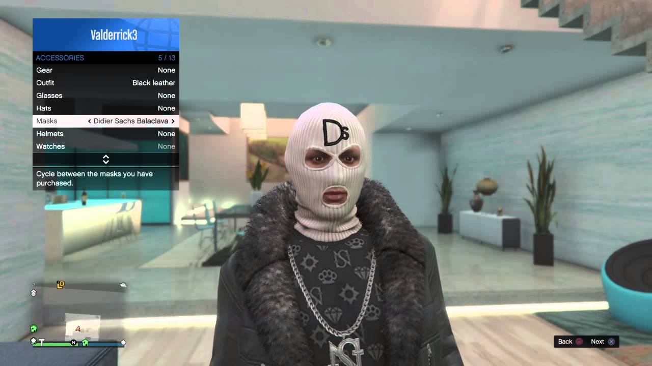 Gta 5 get mask on floating head outfit - YouTube