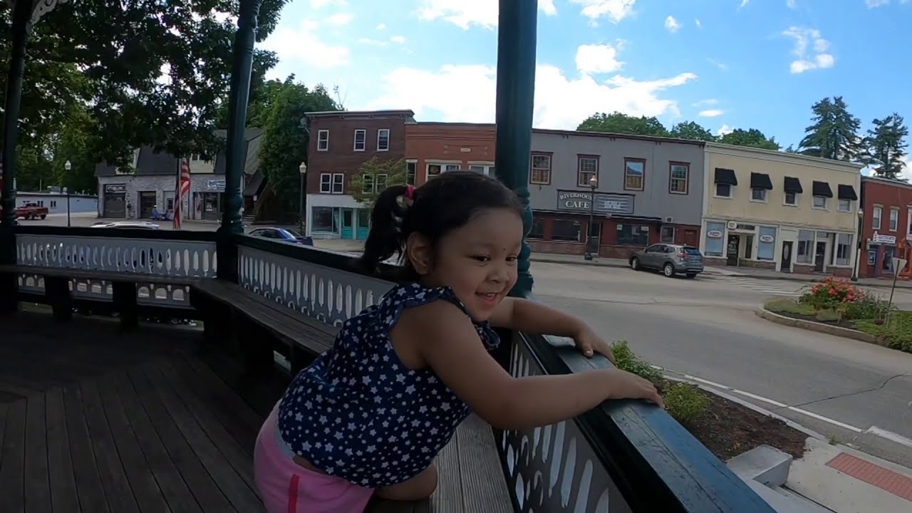 Swing Bridge | Union Square | July 4 th time pass | Milford NH - YouTube