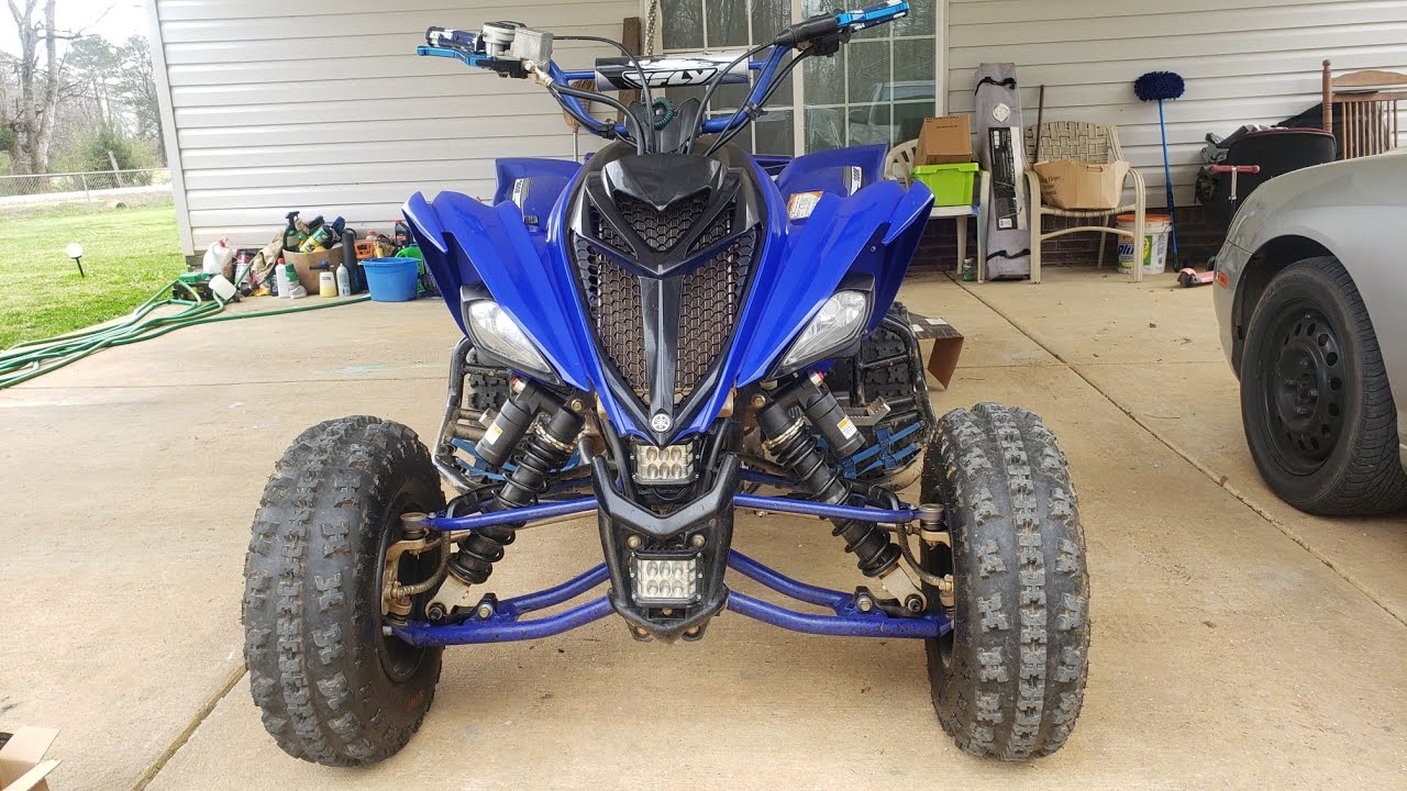 Front Lowering Links Install Raptor 700 Plus Road Test(E-Brake Block ...