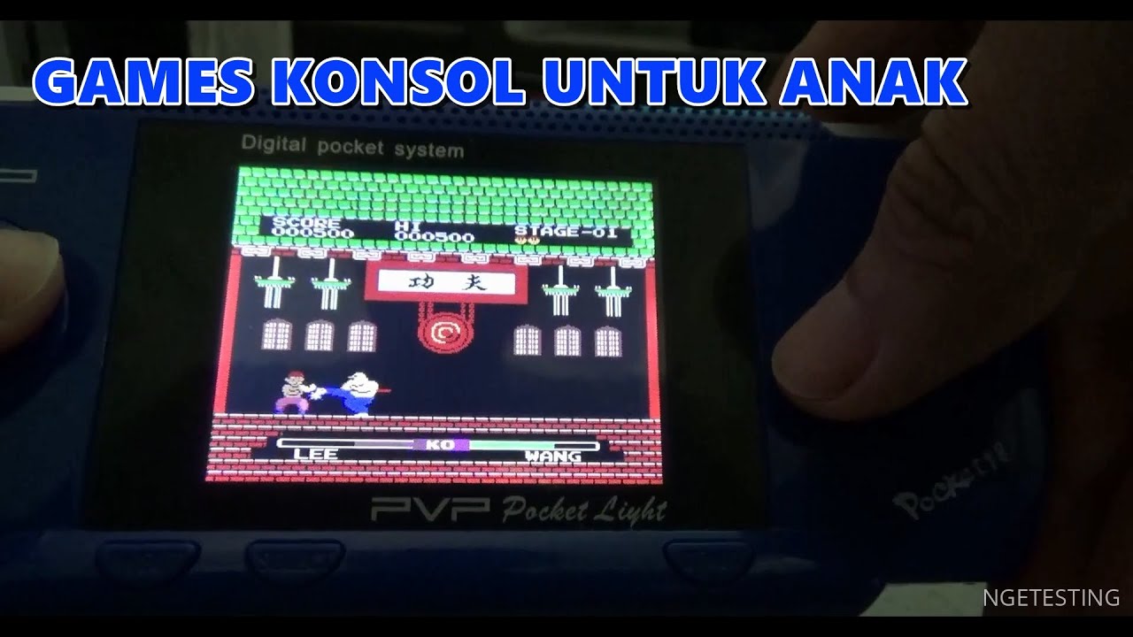 PVP Pocket Light 8Bit Retro Games Konsol - TOKOPEDIA SHOPEE - YouTube
