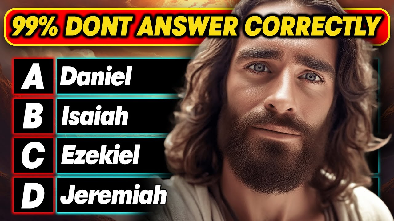 Hardest Bible Quiz EVER - 28 Questions to Test Real God Believers - God ...