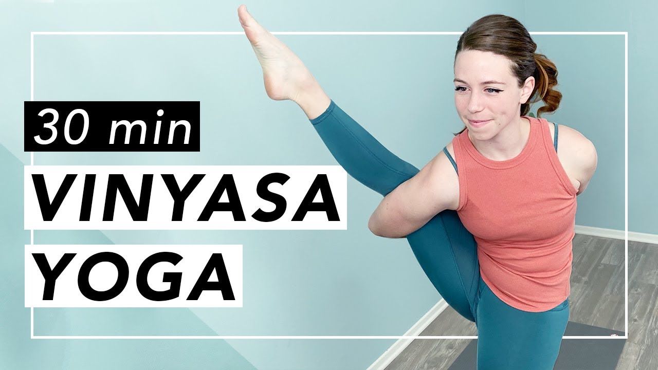 30 min FULL BODY YOGA flow - intermediate vinyasa yoga - YouTube