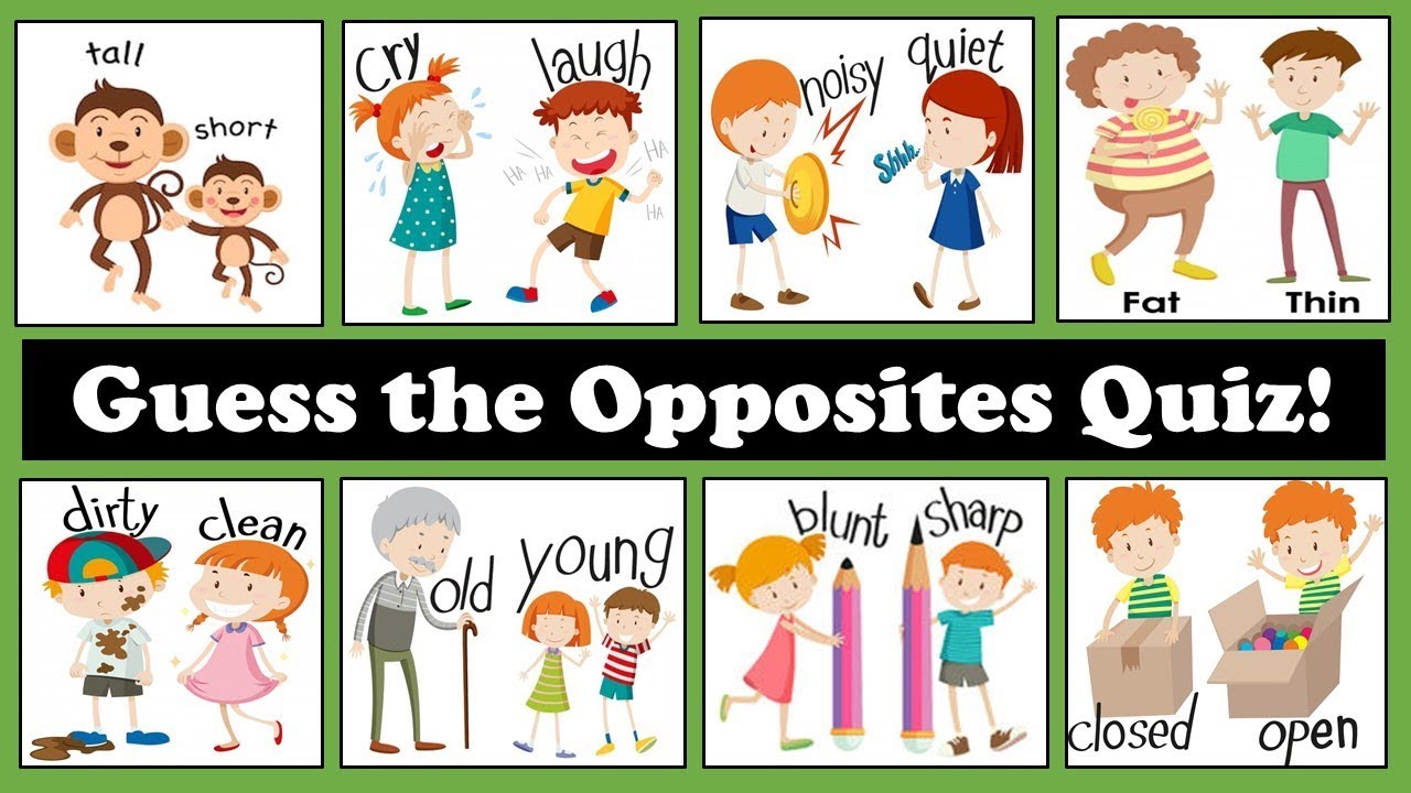 Guess the Opposites Quiz - 2 | English Grammar Quiz | GK Questions ...