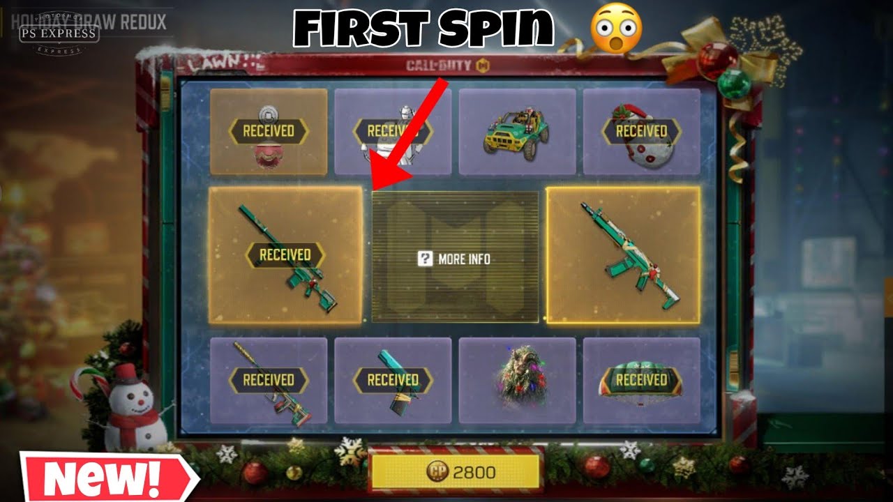 Holiday Redux Lucky Draw Opening in Call of Duty Mobile | Buying ...