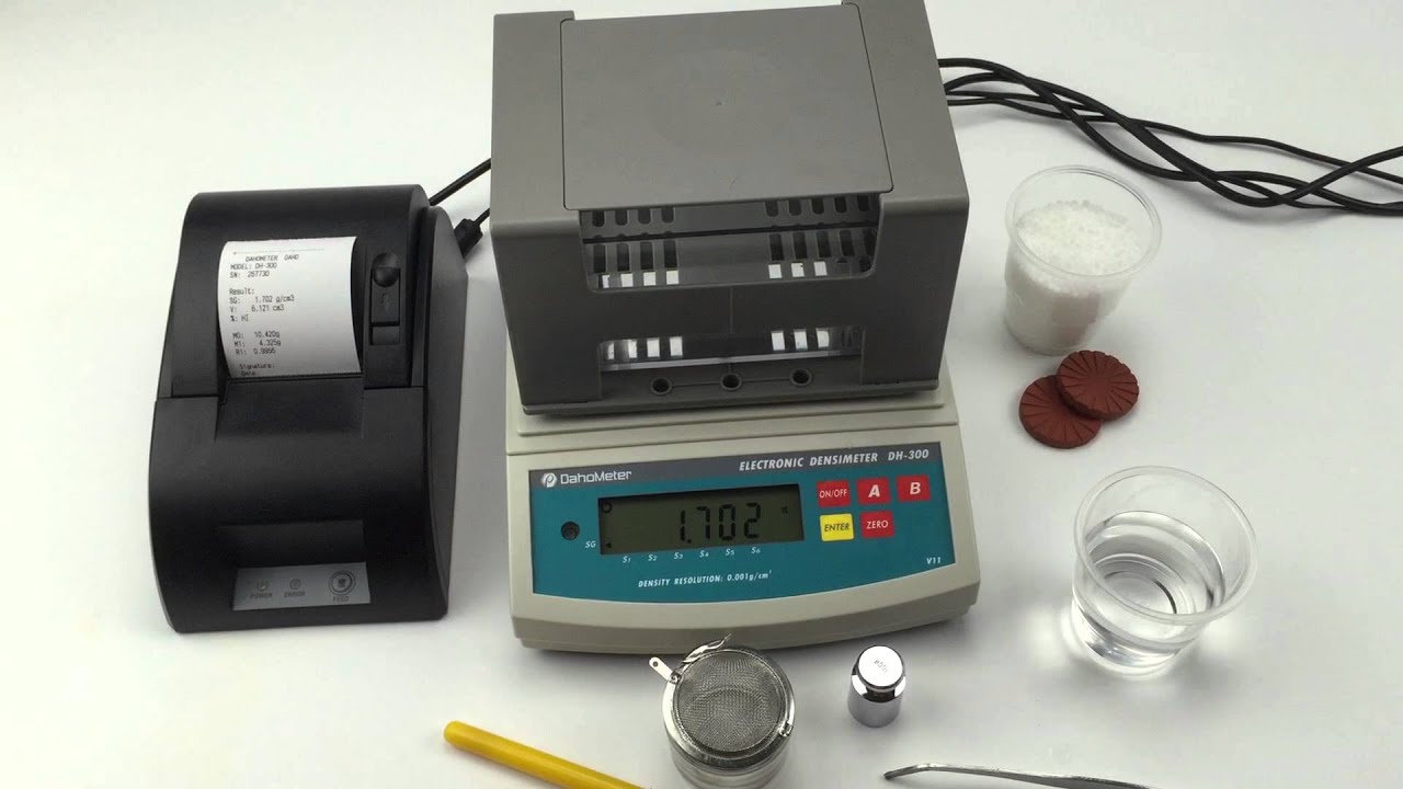Demo video for operation rubber and plastic density meter,densimeter ...