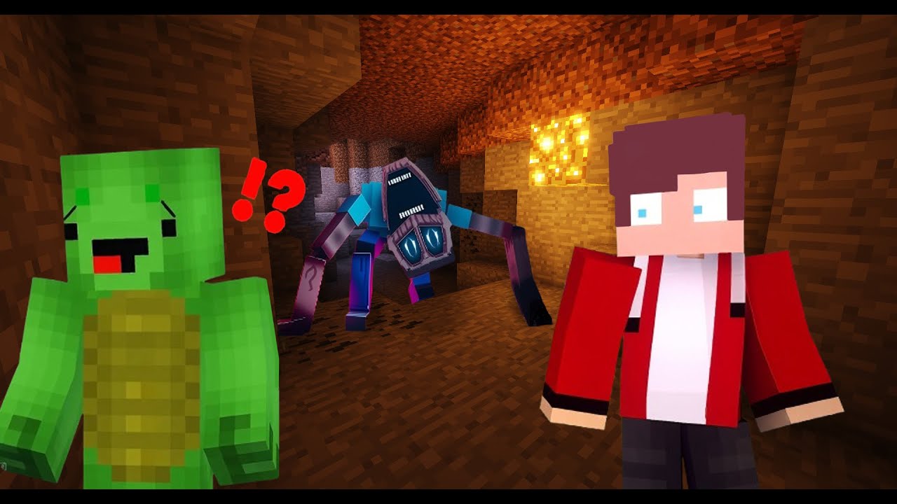 Mikey and JJ STOPPED MIMIC STEVE IN THE MINE? | Maizen Minecraft - YouTube