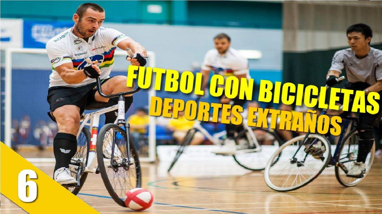 Fútbol con Bicicletas (Cycleball - Radball) - Deportes Extraños - YouTube