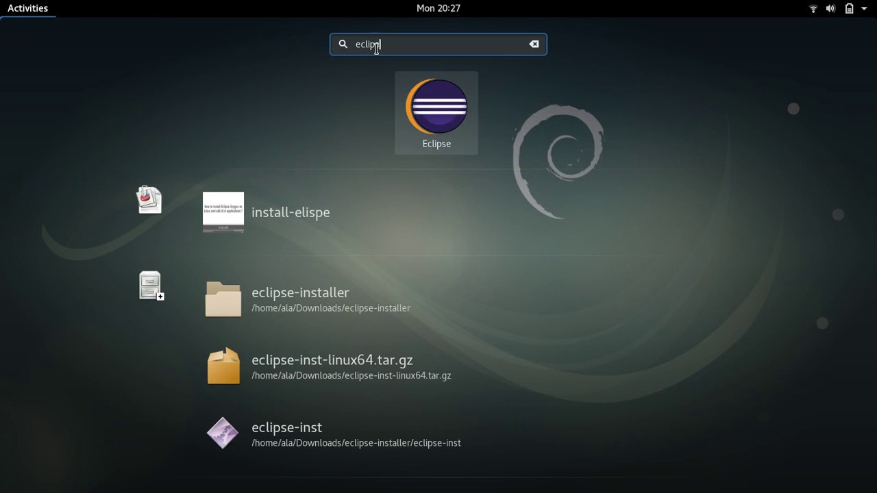 Comment installer Eclipse sous Linux et l'ajouter au lanceur d'application comme un programme ...