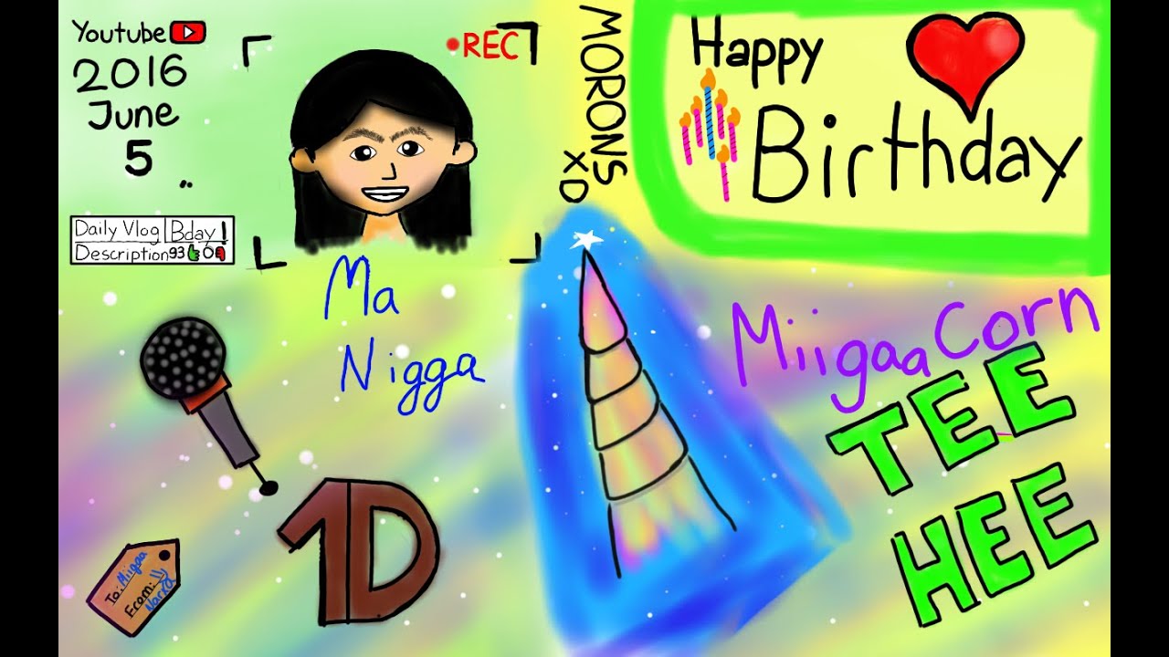 Miigaa's Birthday!!! ~Montage~ :) - YouTube