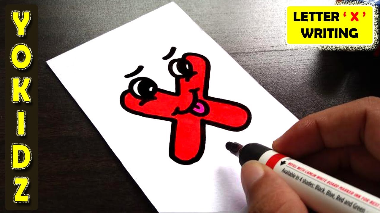 ABC WRITING FOR CHILDREN | HOW TO WRITE LETTER X | #ALPHABET - YouTube