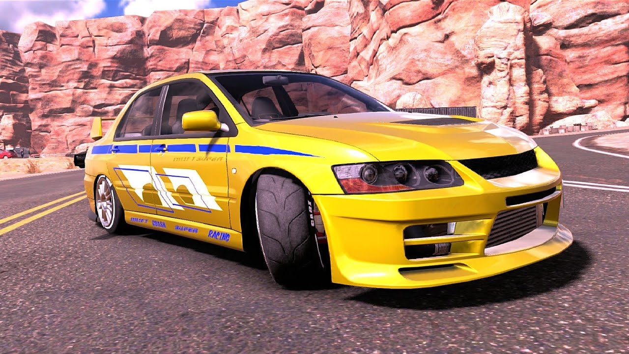 Test drift mitsubishi lancer evolution carx drift | fast furious - YouTube