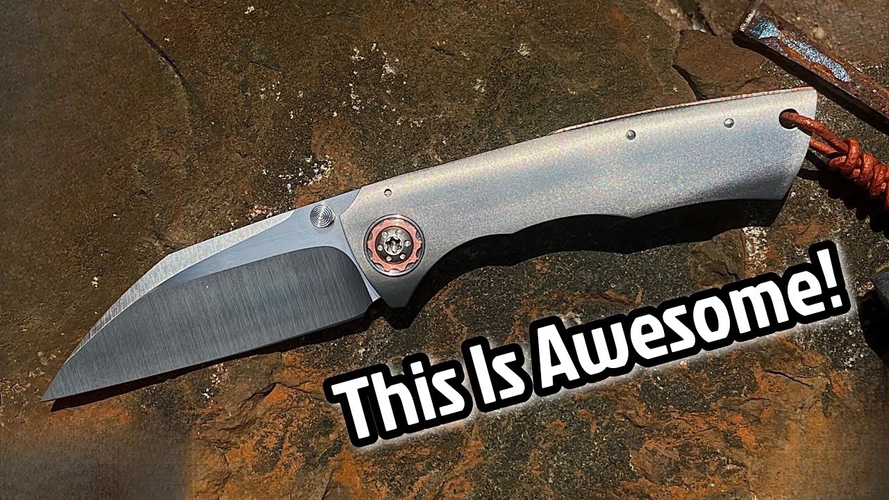 His 1st Locking Folding Knife! (Garcia Bladeworks - Merlin) - YouTube