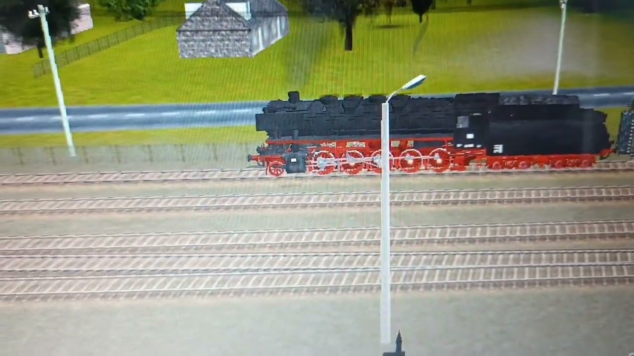 German trainz steam engine - YouTube